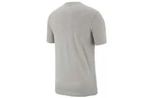 Nike Swoosh Logo Pure Cotton Short Sleeve Gray - Grey