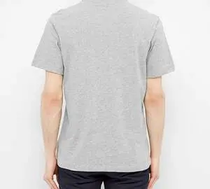 Nike Swoosh Logo Pure Cotton Short Sleeve Gray - Grey