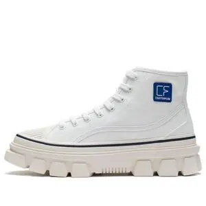 LI-NING Cf Classic Canvas Hi Sneakers - White/beige