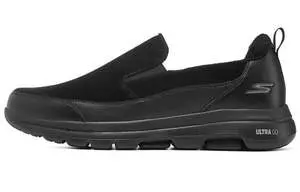 Sketchers Go Walk 5 Leather Low Top Slip-on Sneakers