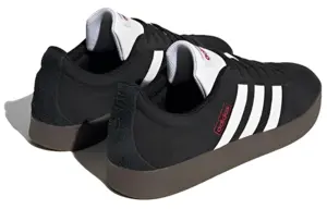 Adidas Vl Court Lifestyle Skate Shoes - Black/white/gum