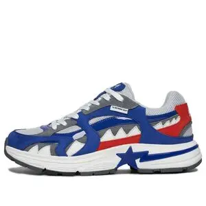 A BATHING APE Shark Sta "japan" Sneakers - Grey/blue/red