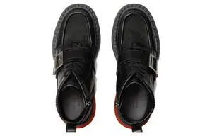 Gucci Gg Lace-up Combat Boots