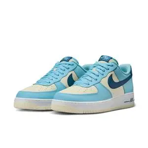 Nike Force 1 Low "coconut Milk Aquarius Blue - Blue/beige