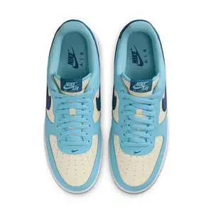 Nike Force 1 Low "coconut Milk Aquarius Blue - Blue/beige