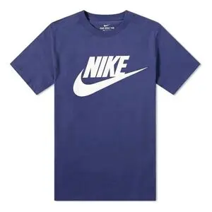 Nike Futura Icon Tee Logo Printing Short Sleeve - Blue
