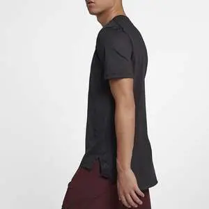 Nike Dri-fit Solid Color Short-sleeved T-shirt - Black
