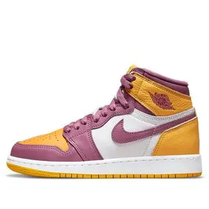 JORDAN Air Jordan 1 Retro High OG Brotherhood White/purple/yellow