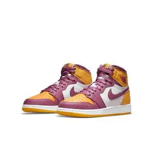 JORDAN 1 Retro High Og Brotherhood - White/purple/yellow