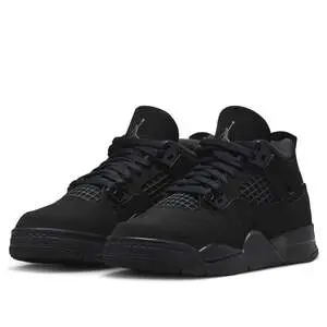 JORDAN 4 Retro "black Cat" Sneakers - Black/light Graphite