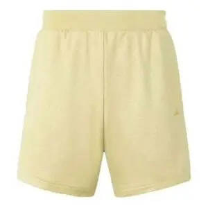 Adidas French Terry Sueded Basketball Shorts - Yellow
