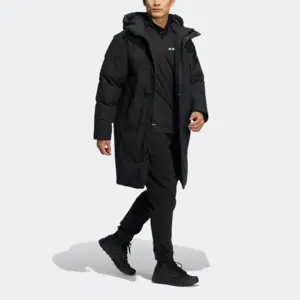 Adidas Goose Down Coat With Logo Detail