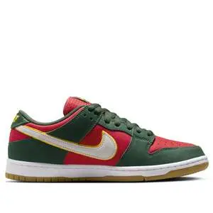 Nike Dunk Low "seattle Supersonics" Sneakers - Fir/white/university Gold