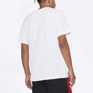 JORDAN Jumpman Casual Crew-neck Short Sleeve Sports White - White/red