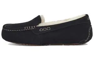 UGG Ansley Suede Slippers - Black