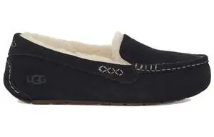 UGG Ansley Suede Slippers - Black