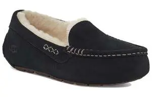 UGG Ansley Suede Slippers - Black