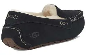 UGG Ansley Suede Slippers - Black