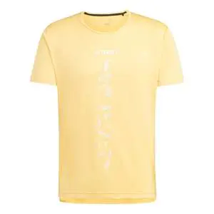 Adidas Agravic Trail Running T-shirt Asia Sizing 'yellow - Semi Spark