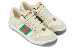 Gucci Screener Low Top Sneakers - White