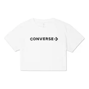 CONVERSE Puff Wordmark T-shirt - White/black