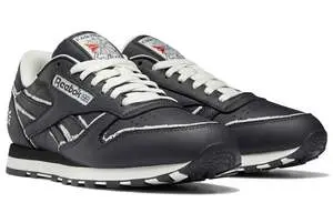REEBOK Keith Haring X Classic Leather "dog Blackboard Chalk Drawing" Sneakers