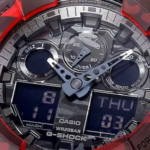 Casio G-shock Analog-digital Watch - Red