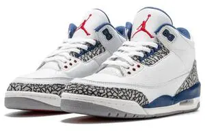 JORDAN 3 Retro "true Blue - White