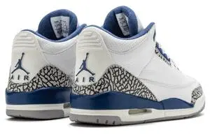 JORDAN 3 Retro "true Blue - White