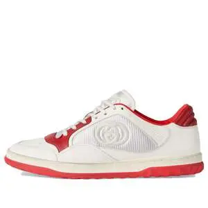 Gucci Mac80 Embroidered Sneakers - Off White/red