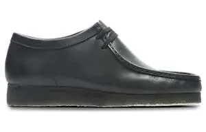 Clarks Leather Wallabee Boots - Black