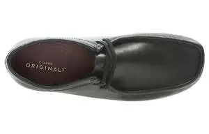 Clarks Leather Wallabee Boots - Black