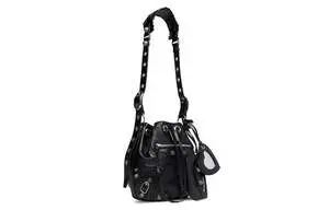 Balenciaga Le Cagole Xs Bucket Bag - Black