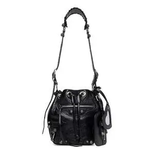 Balenciaga Le Cagole Xs Bucket Bag - Black