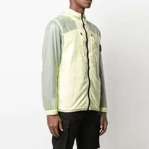 Stone Island Packable Hooded Field Jacket - Lemon