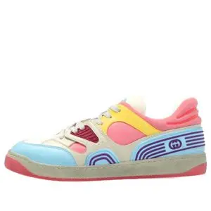 Gucci Basket Sneakers - Light Blue/purple/pink