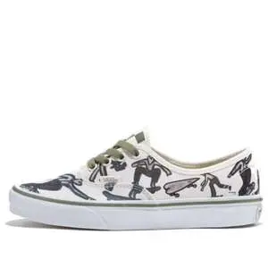 VANS X Bolin Authentic "marshmallow Olive Green" Sneakers - Marshmallow/olive Green