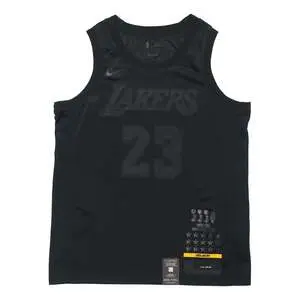 Nike Connected Jersey Nba Los Angeles Lakers Lebron James Mvp - Black