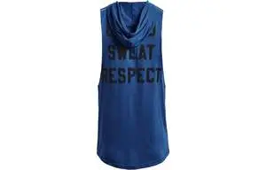 Under Armour Project Rock Sleeveless Hoodie - Blue/black