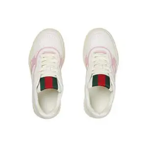 Gucci Re-web Sneakers - White/pink