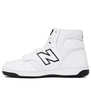 NEW BALANCE 480 High Top Sneakers - White/black