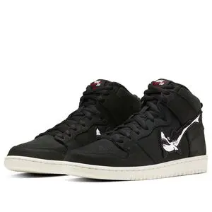 Nike Dunk High "orange Label" Oskar Rozenberg Shark Patch - Black