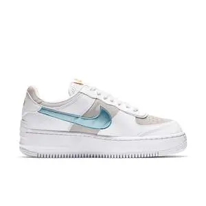 Nike Force 1 Shadow Sneakers - Whitegrayblue