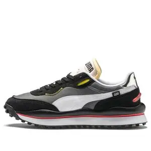 PUMA Style Rider Play On "black Castle Rock - Black/white/castlerock