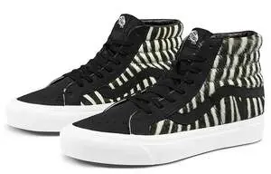 VANS Sk8-hi 38 Dx Anaheim Factory Zebra High Top Sneakers - Black