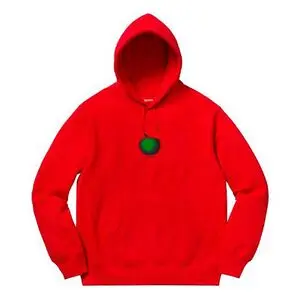 Supreme Apple Hooded Sweatshirt - Red