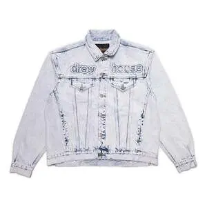 Drew House Oversized Mascot Trucker Jacket - Light Blue