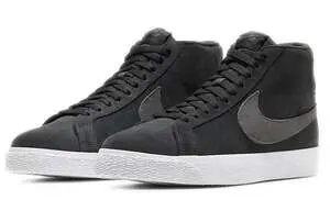 Nike Blazer Mid Sb Suede Sneakers - Black