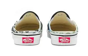 VANS Classic Slip-on Mule "pattern Mix Multi - Blue/yellow/white