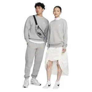 Nike Club French Terry Crew - Grey